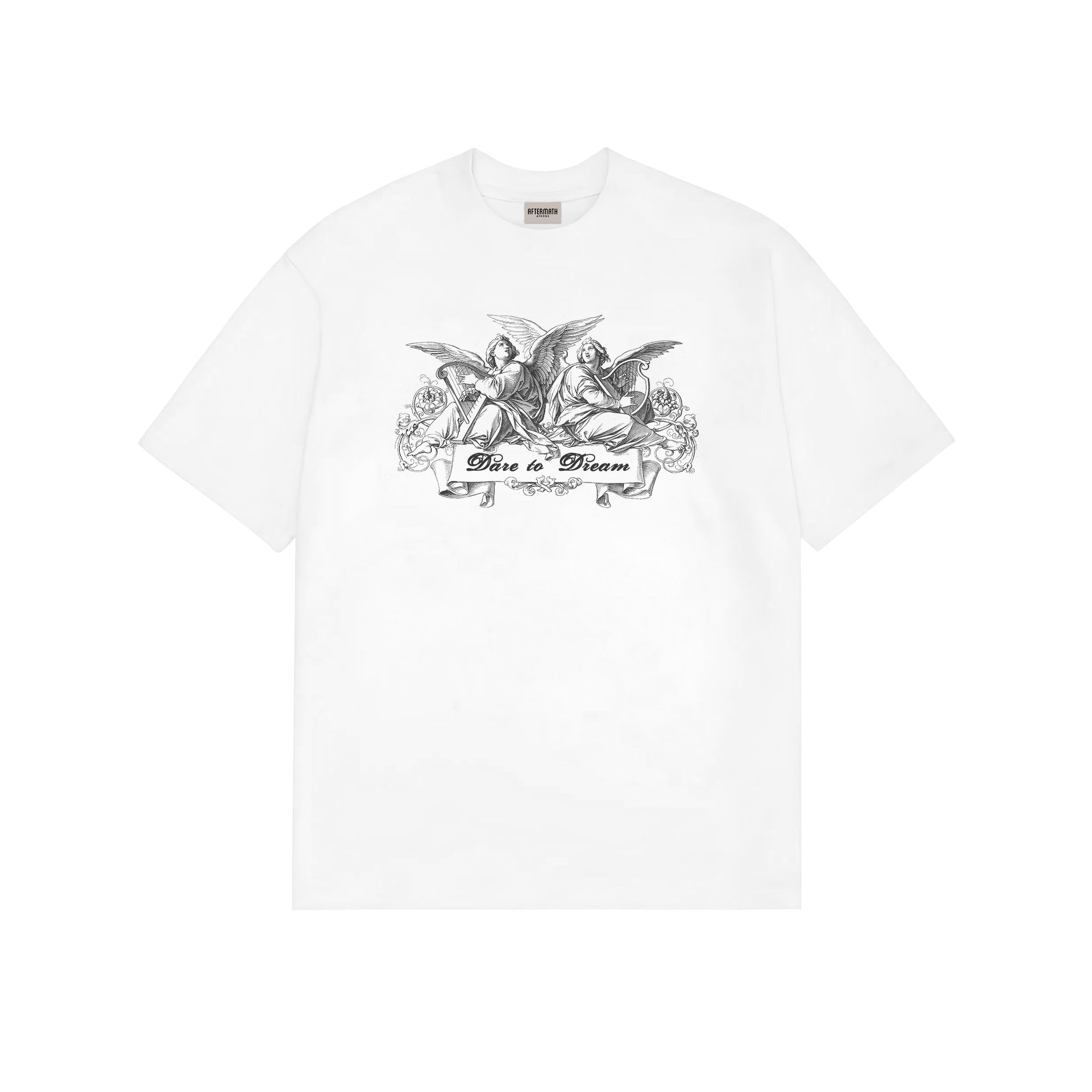 AFTERMATH ANGELS HARP TEE WHITE – Aftermath