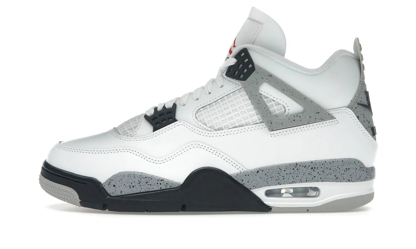 Air Jordan Air Jordan 4 Retro White Cement (2025) (FV5029-100 / IB4171 ...